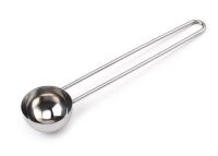 China Concise Style Stainless Steel Coffee Bean Measuring Scoop With Long Hnadle for sale