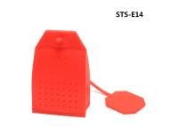 China 16g Silicone Tea Infuser Lovely Bag Loose Leaf Tea Steeper 11.8*6.5*1.9cm for sale