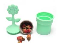 China Flower Shape Silicone Tea Infuser Loose Leaf Tea Filter 11.5x5.5x5.5cm for sale