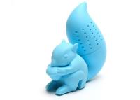 China BPA Free Lovely Reusable Squirrel Animals Shape Loose Leaf Tea Infuser Steeper for sale