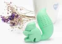 China BPA Free Lovely Reusable Squirrel Animals Shape Loose Leaf Tea Infuser Steeper for sale