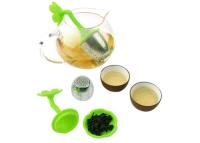 China LFGB/FDA Stainless Steel Tea Infuser With Silicone Sun Flower Shape Single Cup Tea Infuser for sale