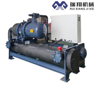 China 380-415V Water Cooled Screw Chiller 52.5kw Compressor 20-35°C Cooling Water Inlet Temperature for sale
