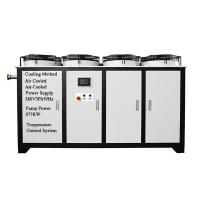 China Cooling Method Air Cooled Air Cooled Water Chiller Power Supply 380V3Ph50Hz Pump Power 075KW Temperature Control System for sale