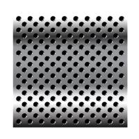 China Stainless Steel Flat Perforated Metal Mesh Punched Metal Sheets Brush Surface for sale