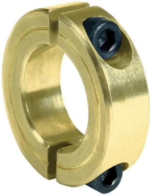 China Brass Stainless Steel Two Piece Clamping Collar CNC Machining Parts 0.01mm Tolerance for sale