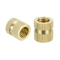 China Professional CNC Turning Parts Custom High Precision CNC Machining Brass Knurled Bushing for sale