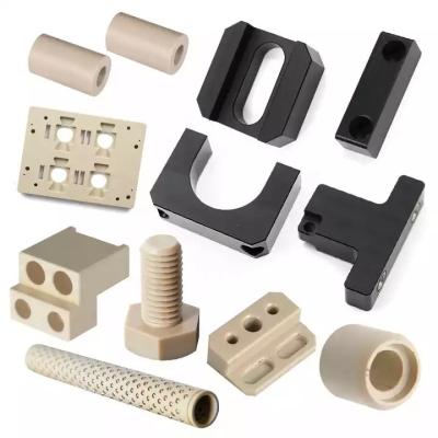 China Plastic Prototyping Service CNC PEEK Plastic Machining Parts 5-Axis POM Gear Auto Precision for sale