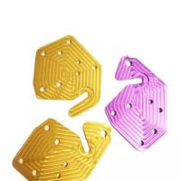 China Engineering Spare CNC Machining Service 1mm Gold Plated CNC Aluminum Parts for sale