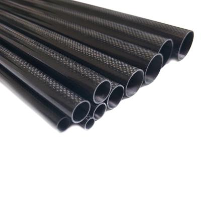 China OEM ODM 3K CNC Cutting Carbon Fiber Sheet Light Weight Tube Pipe for sale