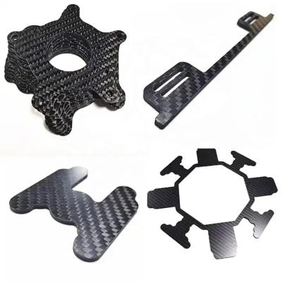 China Electric Cars UAV Trucks Wind Blades Medical CNC Cut Carbon Fiber Laminated Sheet Plate for sale