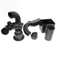 China OEM carbon fiber car parts custom shaped carbon fiber exhaust tube for sale