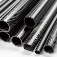 China Chinese Factory Custom Shape 3K Carbon Fiber Tube,CNC Cutting Carbon Fiber Pole for sale