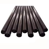 China Wholesale 3k Dark Blue Carbon Fiber Tube Customize Carbon Fibre Tube Pipe with color for sale