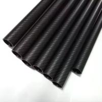 China Kevlar carbon fiber round tube carbon fiber tube for golf clubs carbon fiber integrate tube for sale