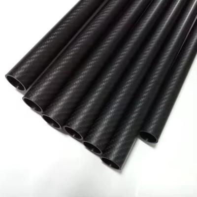 China Kevlar carbon fiber round tube carbon fiber tube for golf clubs carbon fiber integrate tube for sale