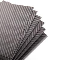 China Carbon Fibre Sheet 3k 0.2mm 0.5 mm 2mm 5mm Carbon Fiber Panel Carbon Sheet Plate for sale