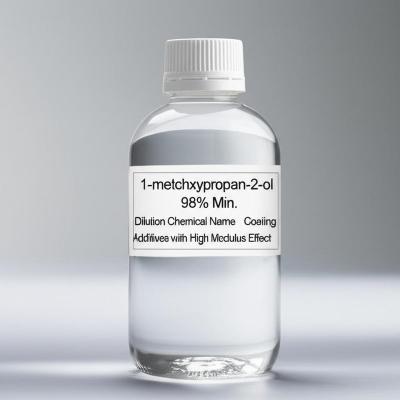 China 1-methoxypropan-2-ol 98% Min. Assay Coating Additives with 0.5% Max Heating Loss and 6% Max Volatility for sale