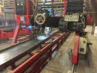 China LMHJ-1500 H Beam Welder 200 - 600mm Flange Horizontal Welding Machine Horizontal Welding Machine for sale