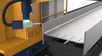 China Gantry type H beam laser cutting machine - 3 directional and 5 axis control for sale