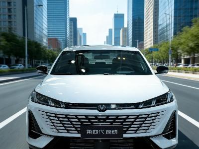 China 2024 Changan Eado Sedan Factory Price Used Car Turbo Engine Leather Seats R16 Tires Dark Interior Second Hand Automatic Left for sale