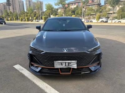 China Used Left Steering Dark Interior Leather Seats Car Changan 2024 UNI-V 1.5T Prestige Sport Edition Automatic Transmission Stock for sale