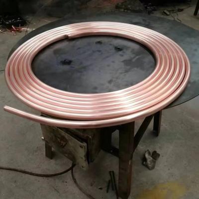 China ASTM B280 Seamless Copper Pipe 3mm Wall Thickness Air Conditioner Connecting for sale