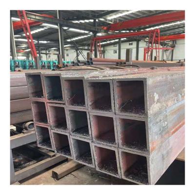 China 20mm Black Square Rectangular Steel Pipe Tubes Seamless Metal Carbon for sale
