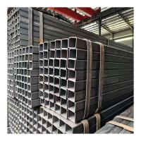 China 20mm Black Square Rectangular Steel Pipe Tubes Seamless Metal Carbon for sale