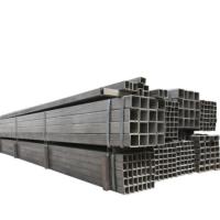 China ASTM A36 Hollow Square Steel Tube Metal  A53 A500 Carbon Rectangle Pipe for sale
