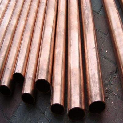 China Straight ASTM Copper Tube Pipe Round C10100 C10200 0.3mm for sale
