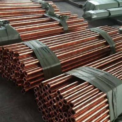 China C101 Rigid Cold Drawn Copper Bare Tube Seamless Straight Pure Heat 219mm for sale