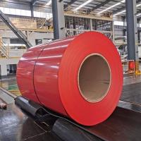 China Dx52D Prepainted Galvanized PPGI Steel Coils Color Coated 0.4mm Thickness 1250mm for sale