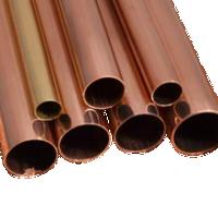 China Red / Yellow Seamless Copper Pipe High Pressure ISO9001 15M for sale
