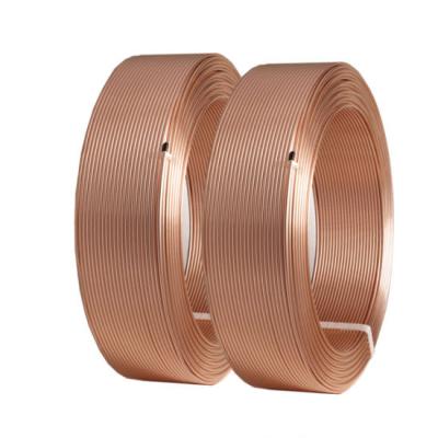 China Red/Yellow Copper Pipe Insulated Pure Copper Pipe Coil C1100/C12200 Ideal for Air Condition Installations for sale