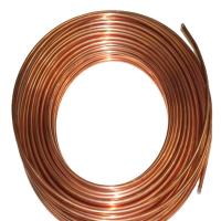 China C10100 C11000 C12000 AC Copper Pancake tubing / AC Copper Pipe for sale