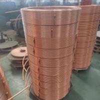 China C10100 C11000 C12000 AC Copper Pancake tubing / AC Copper Pipe for sale
