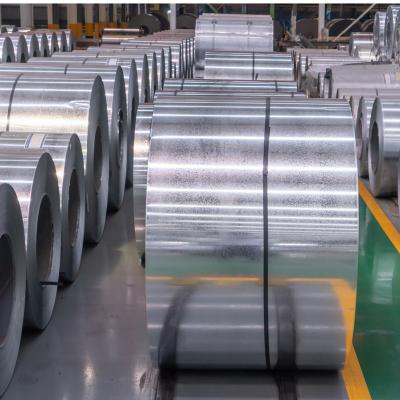 China Cold Rolled Galvanized Steel Coils With Regular Spangle 600-1500mm Width for sale