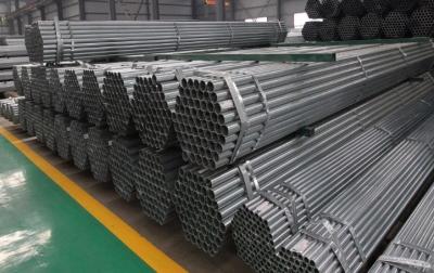 China Customized Length Hdg Steel Pipe BS1387 / BS1139 Grade Galvanized for sale