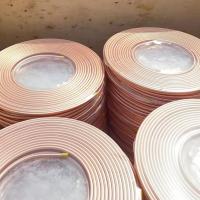 China Nickel 10mm 22mm Soft Seamless Copper Pipe ISO9001 Type K Soft Copper Tubing For Air Condition for sale
