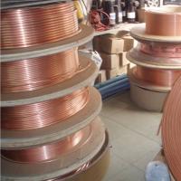 China Polished Cu99.99% TU2 Seamless Pancake Coil Copper Pipe 19 To 24 Swg Thickness for sale
