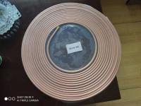 China Oil Cooler Red Brass 15mm Soft Copper Pipe EN 12735 C12000 Mill Surface for sale