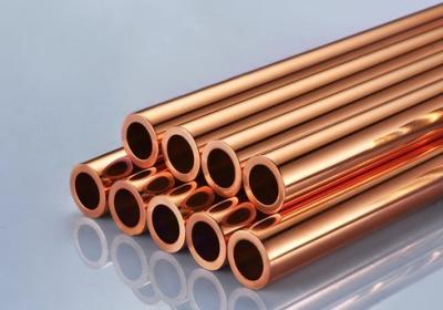 China AISI GB T1 Aerospace 10mm Copper Pipe Straight Polished Heat Resistant for sale