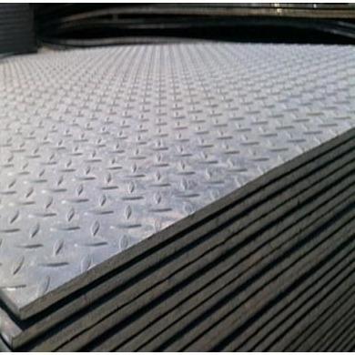 China JIS G3103 MS 6mm Thick Steel Checker Plate Sheets 1.2×1.2m Cold Rolled for sale