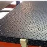 China AISI JIS 4x8 Diamond Carbon Steel Tread Plate Grade Q235 Q345 NO.1 NO.4 Finish for sale