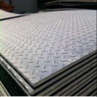 China AISI JIS 4x8 Diamond Carbon Steel Tread Plate Grade Q235 Q345 NO.1 NO.4 Finish for sale