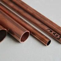 China C101 Seamless Copper Pipe 0.3mm Rigid Cold Drawn Straight for sale