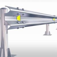 China W Galvanized Steel Beam Roadway Highway Guardrails Crash Barriers for sale