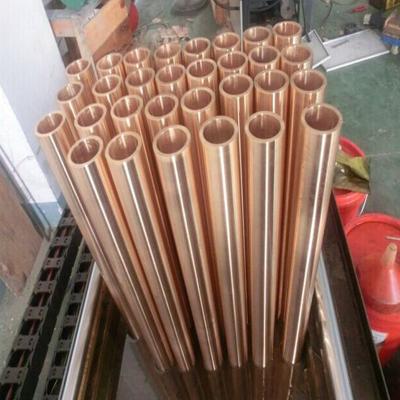 China 10/12/14MCM Heat Dissipation Red Copper Pipe Straight for Air Conditioner for sale