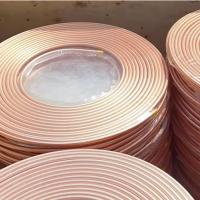 China Oil Cooler Red Brass 15mm Soft Copper Pipe EN 12735 C12000 Mill Surface for sale